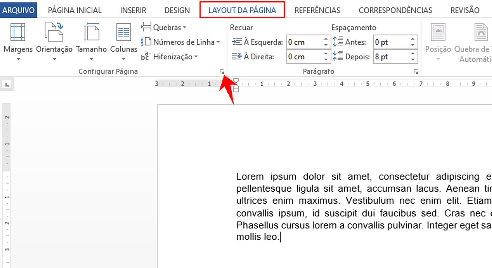 Como alinhar o texto verticalmente no Microsoft Word Como alinhar o texto verticalmente no Microsoft Word